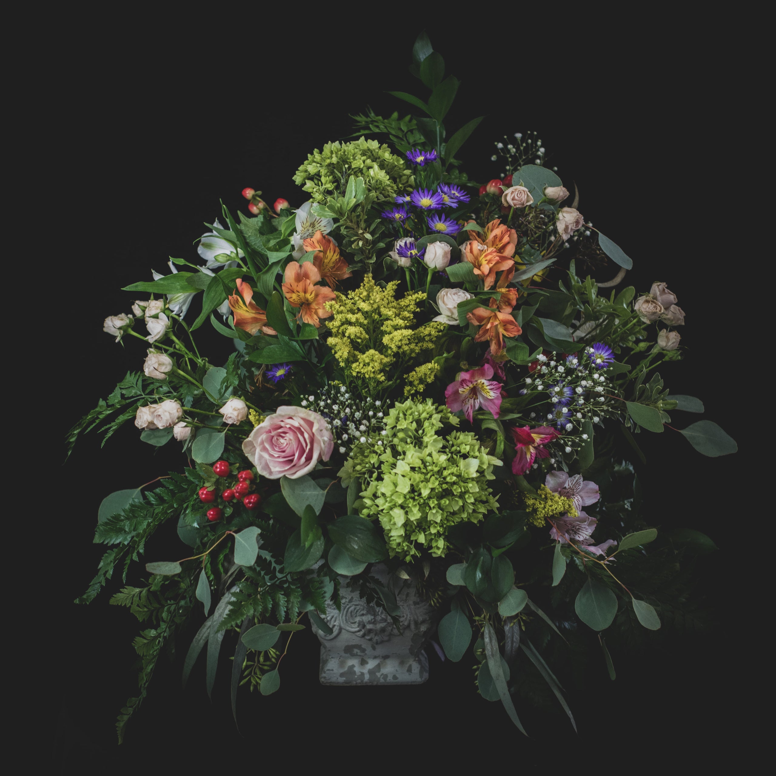 English Garden Bouquet | Elizabeth Barron Botanical Photography